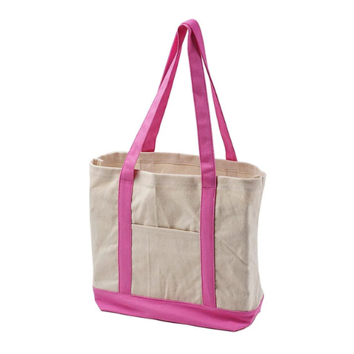 Bag Edge 12 oz. Canvas Tote with Contrasting Handles - UGP Custom Printing